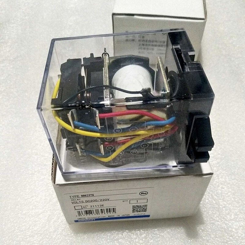 2PCS OMRON MM2PN-DC200-220V Intermediate Relay 200-220VDC | eBay
