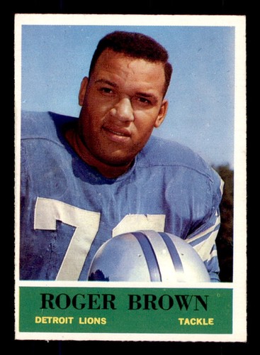 1964 Philadelphia Football #58 Roger Brown EX *e1 | eBay