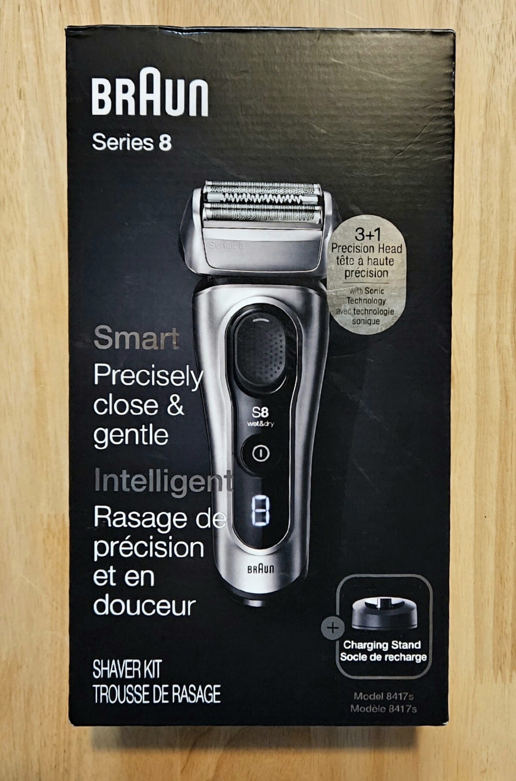 Braun Electric Razor Series 8 8417s Foil Shaver Precision Beard Trimmer ...