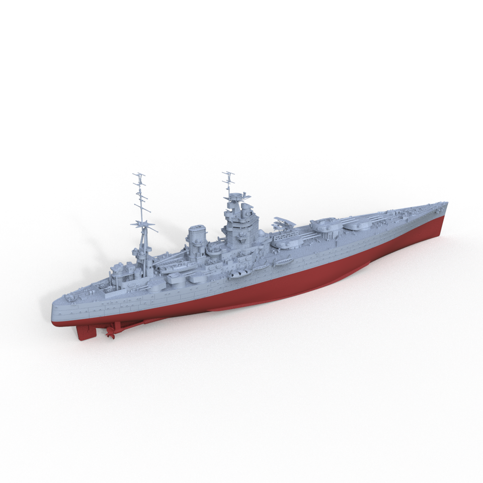 SSC350706S-A 1/350 Military Model Kit HMS Nelson Rodney 1940 FULL HULL ...