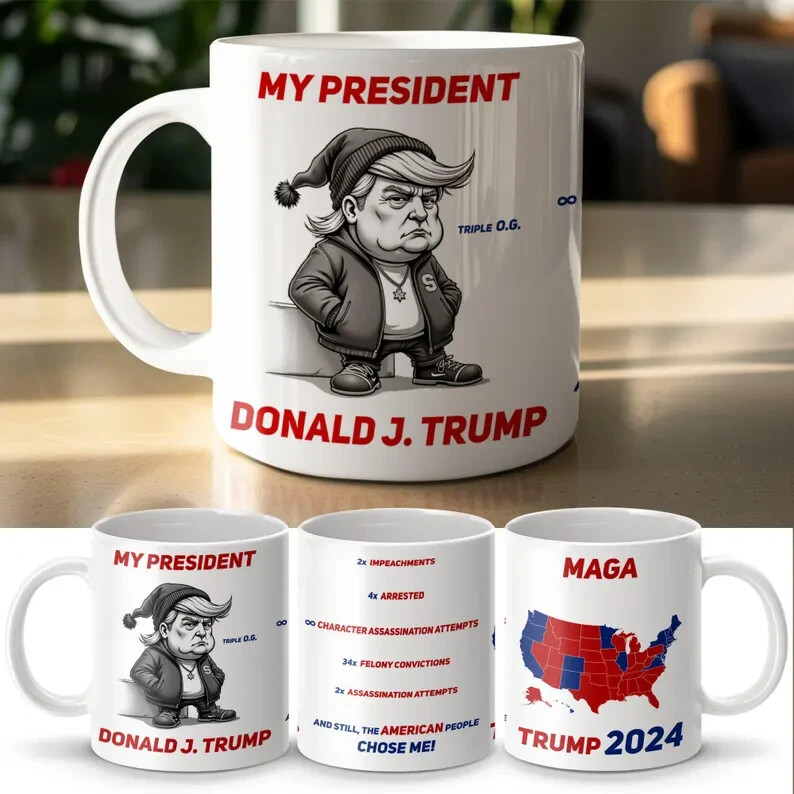 2024 Donald Trump Mug My President MAGA Coffee Cup President Trump ...