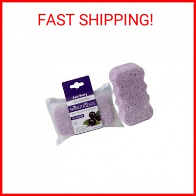 Spongeables Body Wash in a 20+ Wash Sponge, Acai Berry, 1ct, 20+ Washes ...