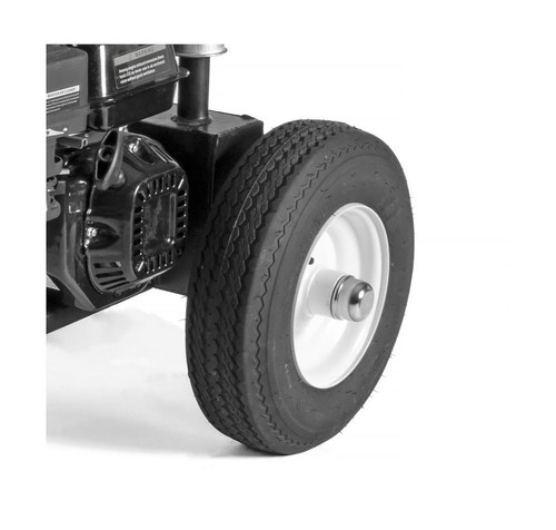 1" Bearing Log Splitter Wheel with Tire 4.8" wide X 8" diameter. | eBay