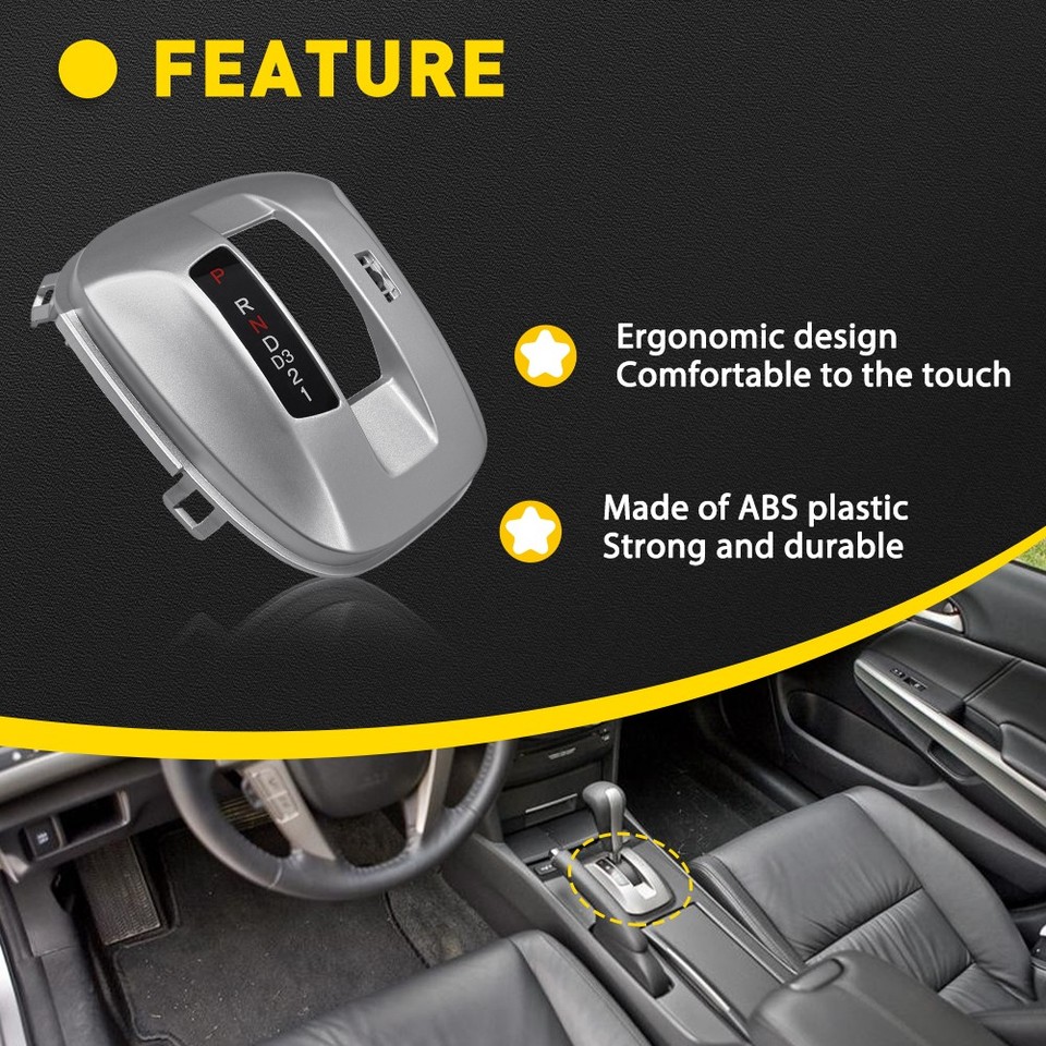 Inner Center Console Gear Shift Panel Cover Trim For Honda Accord 2008 ...