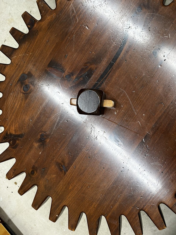 1970s Mid Century Modern Ethan Allen Cog Wheel Spinning Gear Sprocket ...