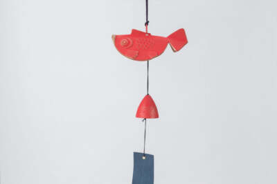 IWACHU Cast Iron Nambu Tekki Wind Chime Hanging Bell Gold Red Japan 27115 | eBay