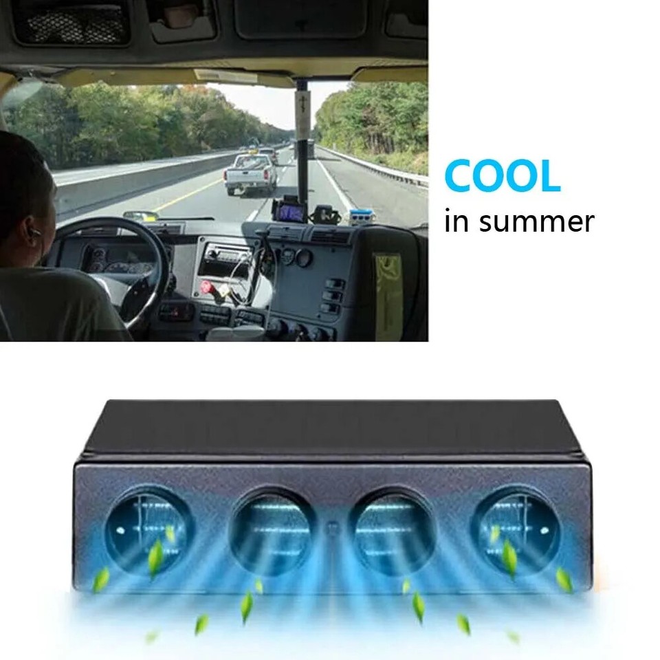 Universal Underdash Electric Air Conditioning 12V Cool&Heat A/C Kit ...