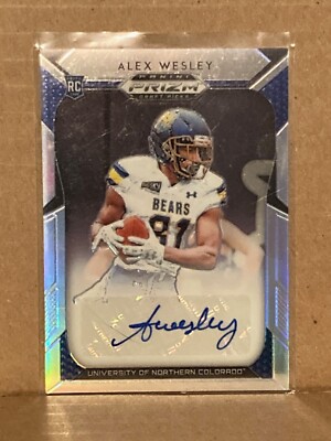 Alex Wesley 2019 Panini Prizm Draft Picks Rookie Auto RC #294 | eBay