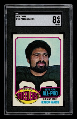 1976 Topps Set-Break #100 Franco Harris SGC 8 NM MT | eBay