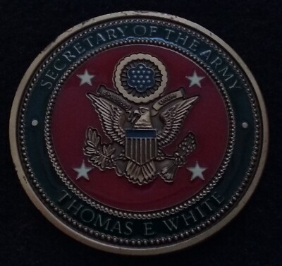 AUTHENTIC SecArmy President Cabinet Secretary of the Army White ...