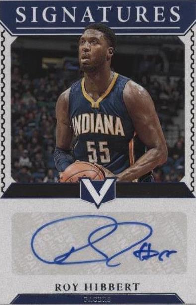 2022-23 Panini Chronicles - Vertex Signatures Roy Hibbert #VS-ROY (AU ...