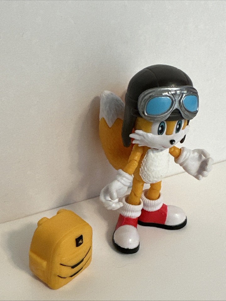 Sonic 2 Movie the Hedgehog Tails Blaster Pilot 3.5" Figure 2022 Jakks ...