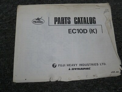 Robin Subaru EC10D EC10K Engine Parts Catalog Manual xz | eBay
