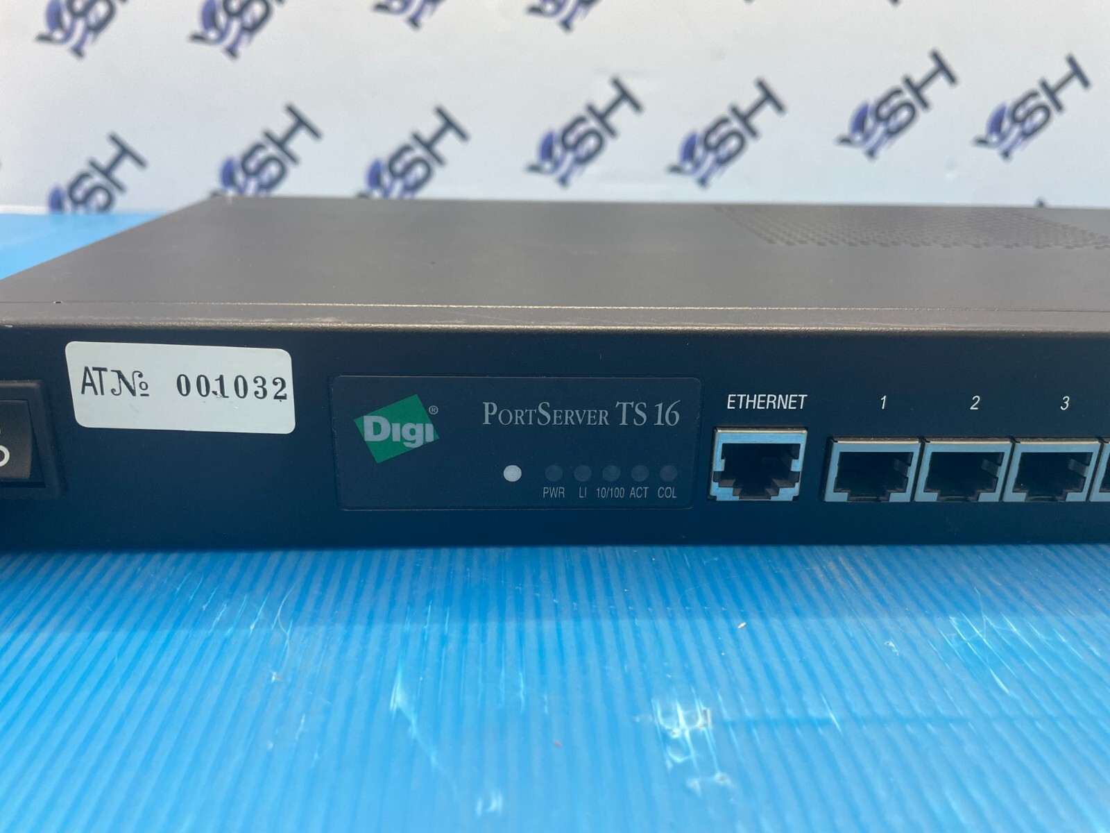 DIGI PortServer TS 16 Rack 16-Port Serial Terminal Server 50000854-01 ...