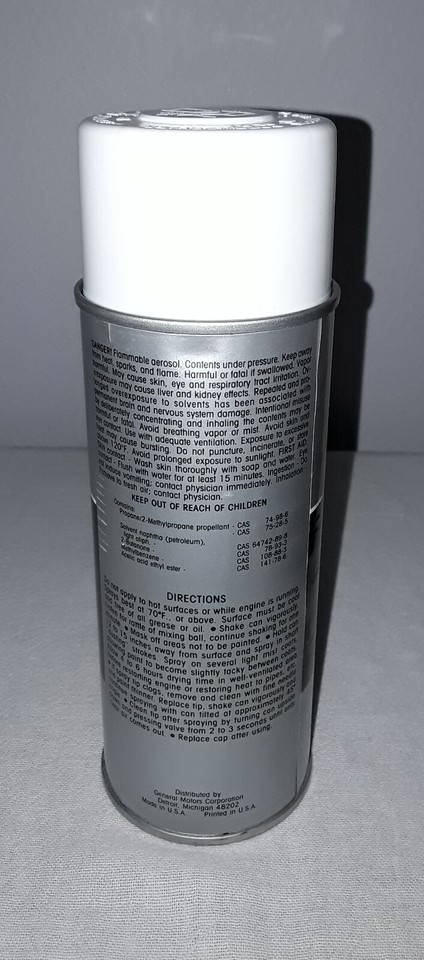 GENERAL MOTORS GM GOODWRENCH ENGINE ENAMEL SPRAY PAINT CHEVROLET RED ...
