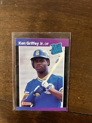 1989 donruss ken griffey jr. rookie triple Error card #33 | eBay