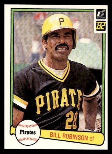 1982 Donruss #402 Bill Robinson Pittsburgh Pirates Baseball card | eBay