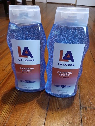 LA Looks Extreme Sport Alcohol Free Hair Gel Hold Level 10 20 Oz Blue ...