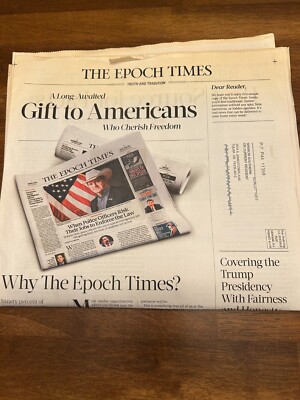 Collectible Vintage The Epoch Times Newspaper 2019 | eBay