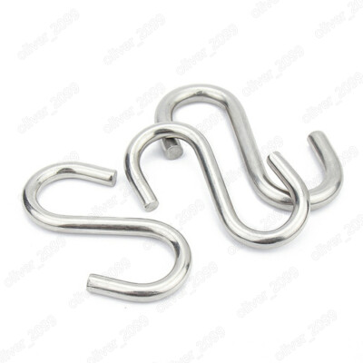 304 Stainless Steel S Hooks M2 M3 M4 M5 M6 M8 M10 | eBay