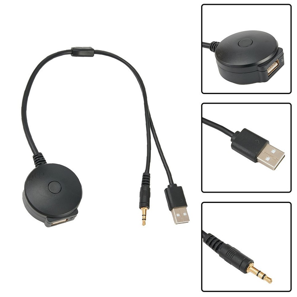 For Mini Cooper Adapter Cable Replacement Auto Audio AUX USB ...