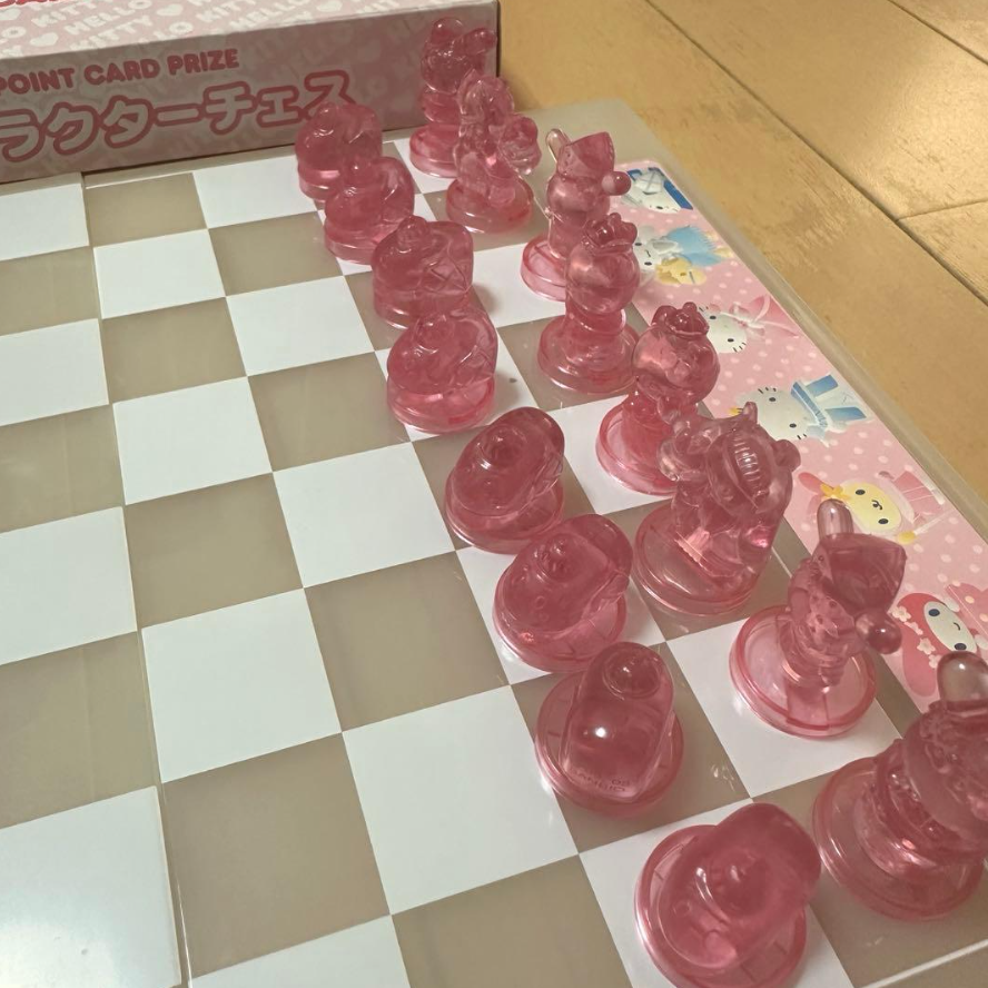 Sanrio Character Chess Board Game Hello Kitty My Melody Cinnamoroll ...