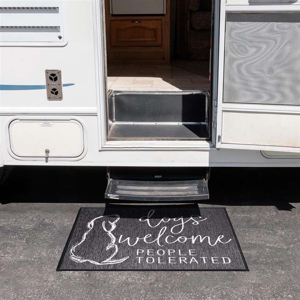 Indoor / Outdoor Entry Rug Door Mat Washable for RV Trailer Camper ...