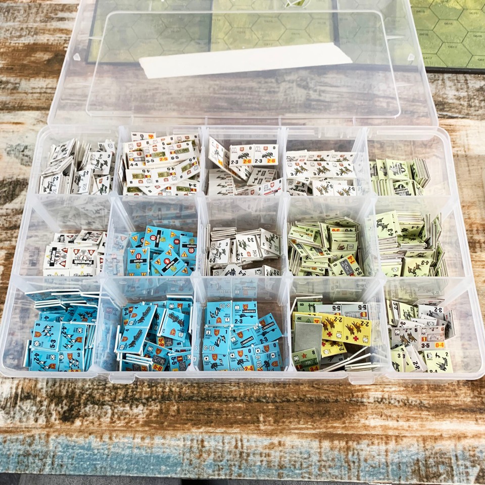 Panzer Grenadier Platoon Level Combat Board Game - 3 Piece Hex Map ...