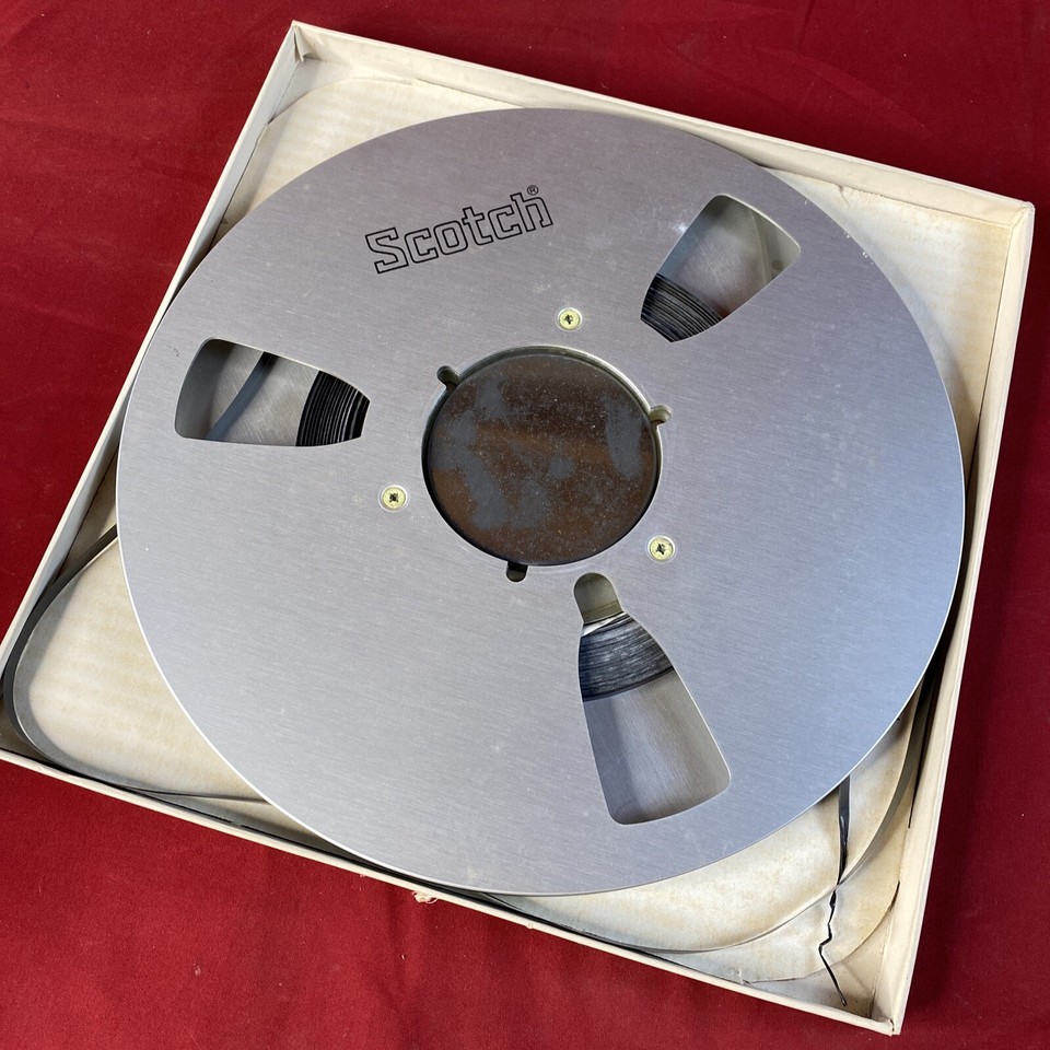 Scotch 3M 206 Professional Mastering Reel Tape 10" Metal Reel - 2400 ft ...
