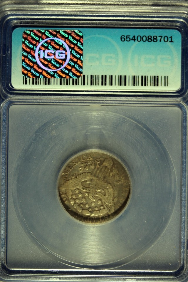 1805 - ICG VF20 DETAILS Draped Bust Dime 4 Berries, DAMAGED,TOOLED!! # ...