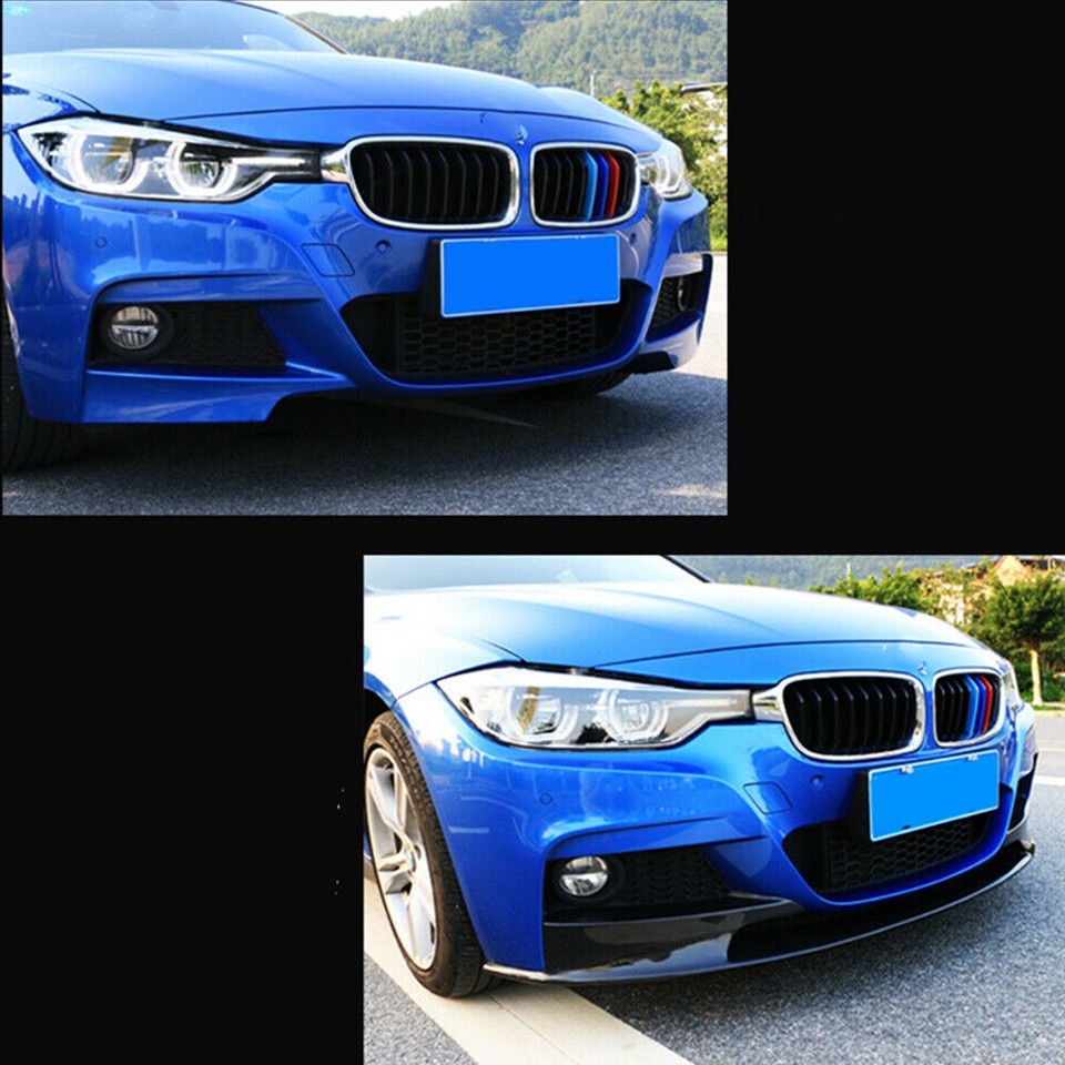 Car Front Bumper Spoiler Lip For 2012-2018 BMW F30 3 Series M Sport ...