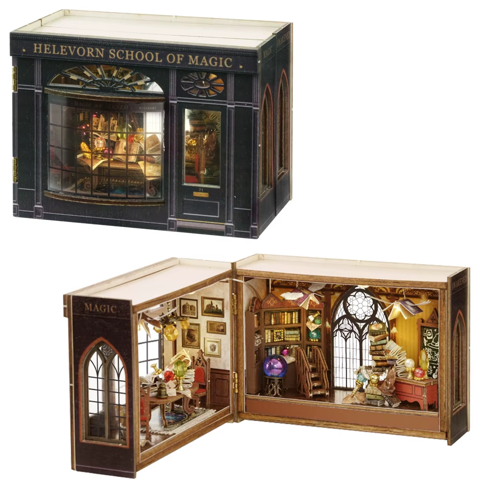 DIY Mini Dollhouse Kit 3D Puzzle Handmade Model Room Bedroom Decor ...