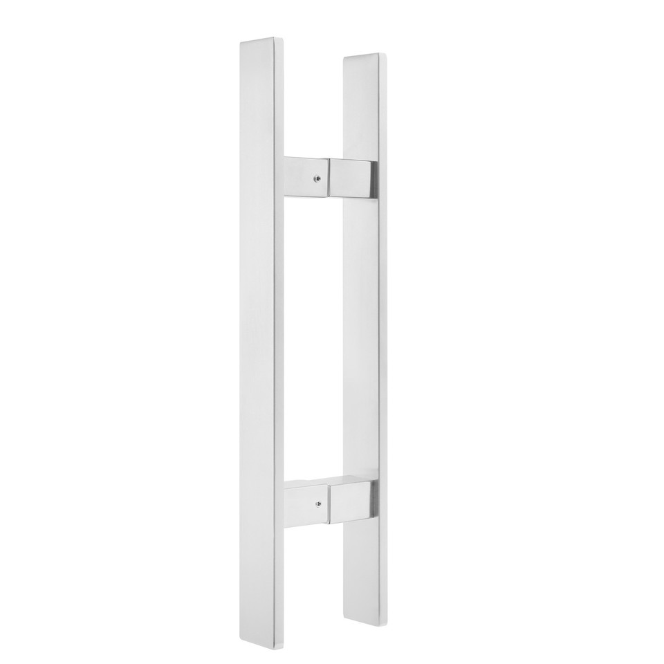 Stainless Steel Double Sided Push Pull Door Handle, H-shaped Door Pull ...