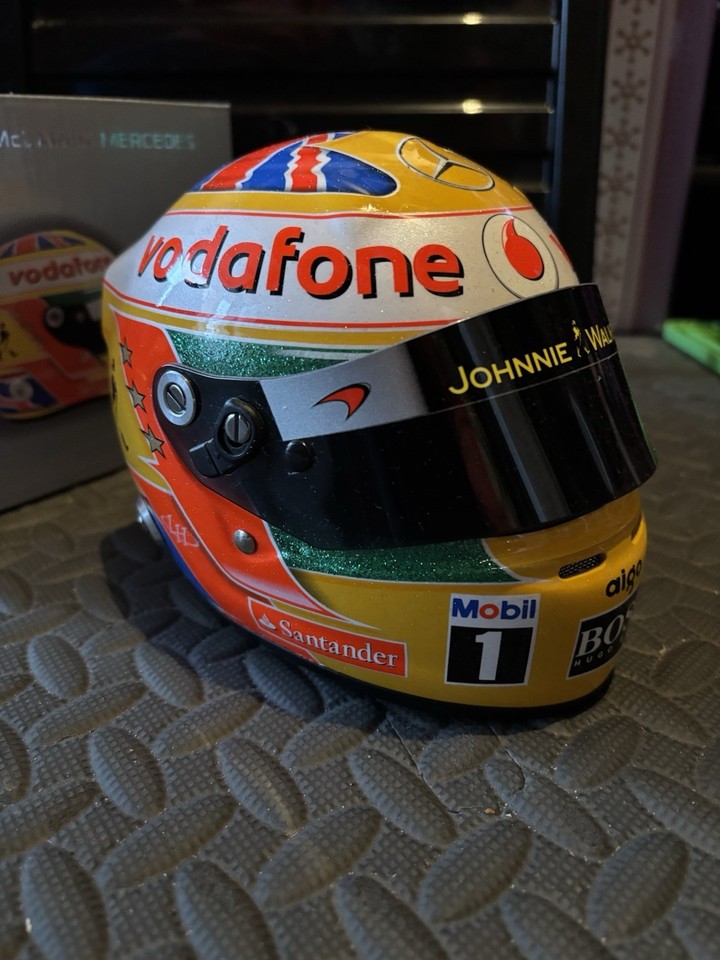 Lewis Hamilton Model Helmet 1:2 Scale 2011 Silverstone F1 Limited ...