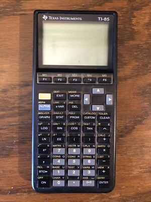 TI Texas Instruments TI-85 Graphic Calculator w/ Cover | eBay