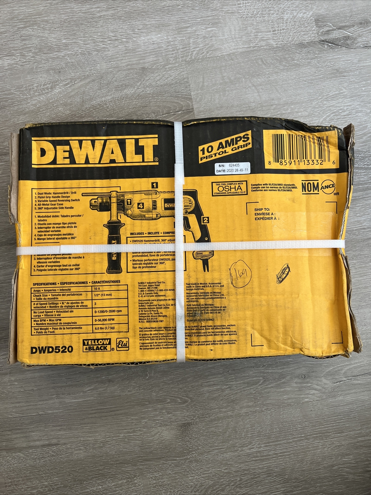 DEWALT DWD520 120 V Hammer Drill for sale online | eBay