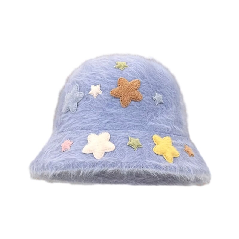 Girl Sun Protective Hat Winter Warm Bucket Hat Teens Fisherman Hat ...