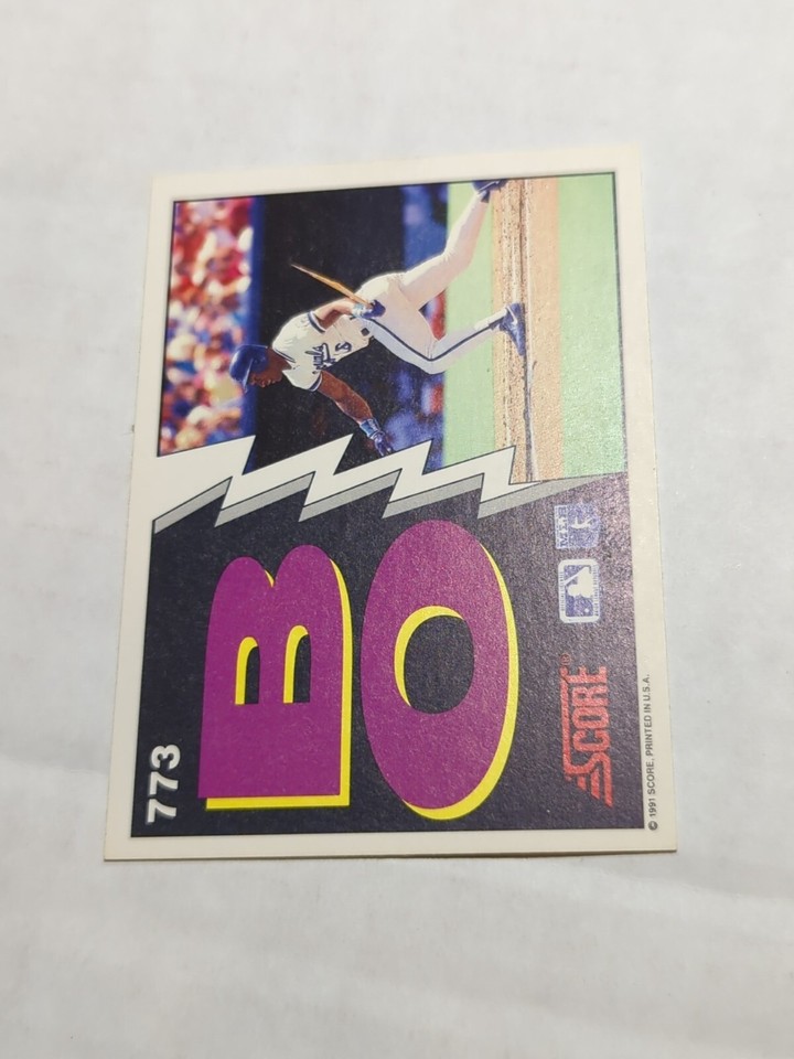 1991 Score 'Bo Breaker' #773 Bo Jackson | Kansas City Royals | Auburn ...