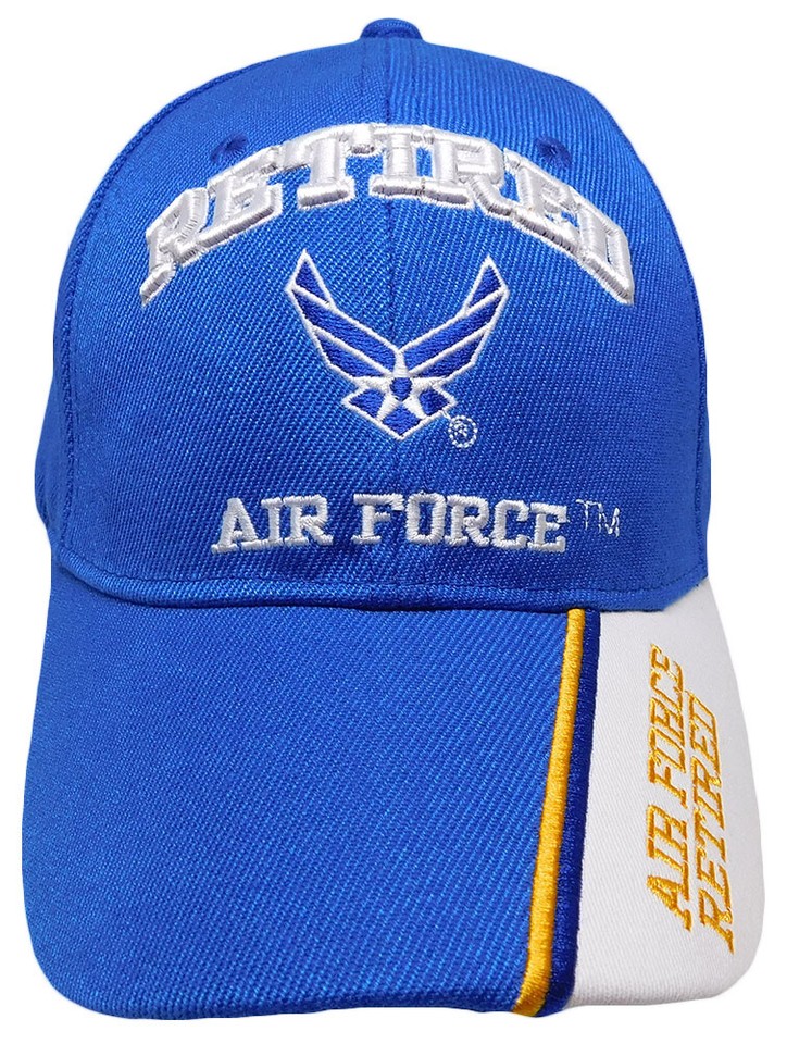 Air Force Retired Baseball Cap Hat US Air Force Hat WINGS (New ...