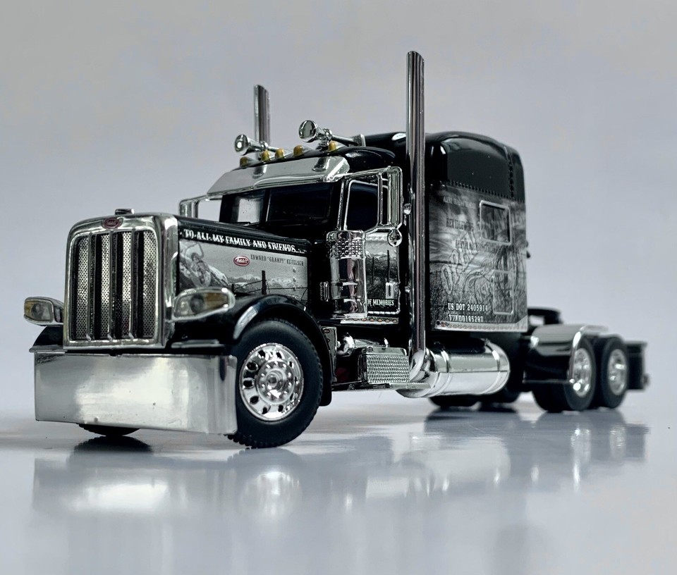 DCP 1/64 Peterbilt 389 70” Mid-Roof Open Range Transportation 33991 ...