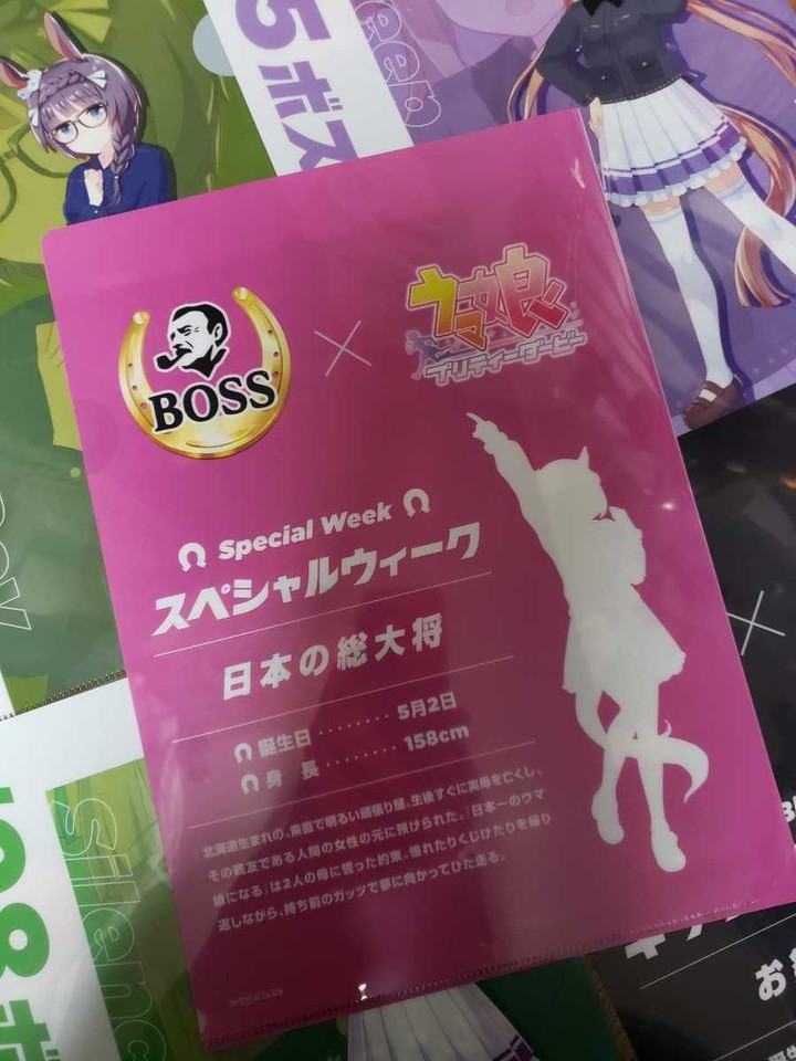 Uma Musume Clear File Boss Novelty Management Number 2F Cp Book 21033 ...