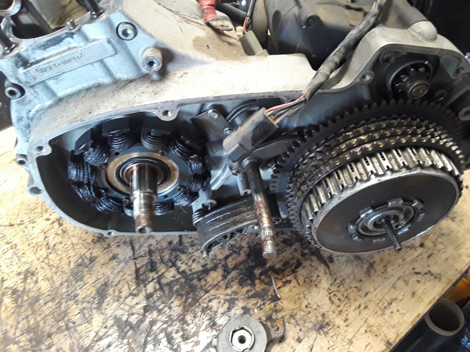 2005 BUELL BLAST P3, ENGINE BOTTOM END #5600 MOTOR VASE CRANK ...