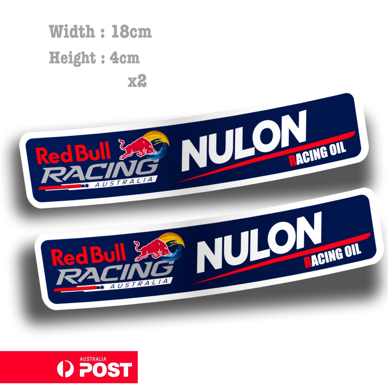 NULON Racing Oil Red Bull Slim, Oil Change Logo Sticker | eBay Australia