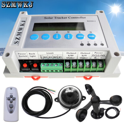 LCD Solar Tracker Controller DIY Dual Axis Solar Panel Auto Tracking ...