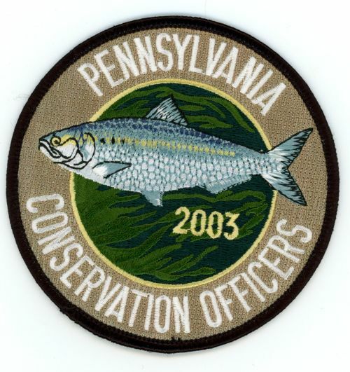 PENNSYLVANIA PA CONSERVATION OFFICER 2003 NICE SHOULDER PATCH SHERIFF ...