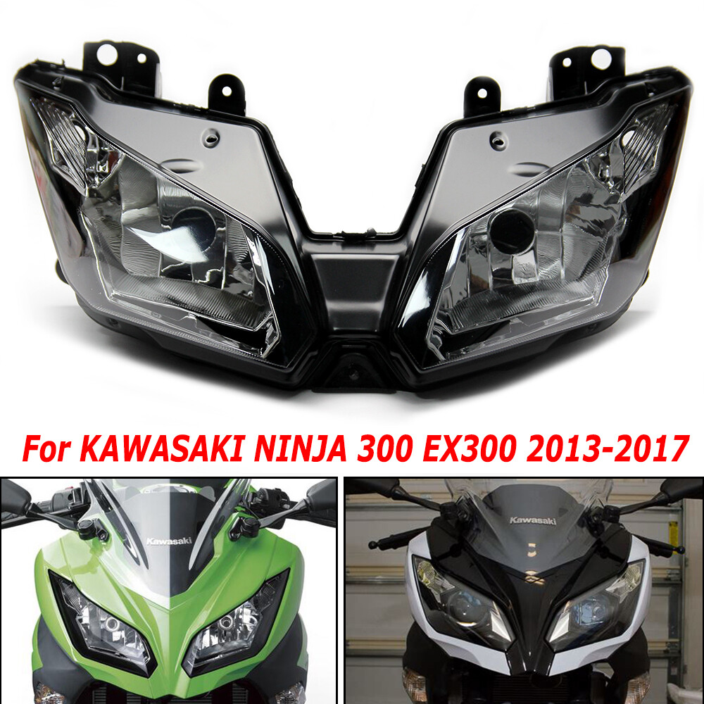 Headlight Headlamp Assembly for KAWASAKI NINJA 300 EX300 2013-2017 14 ...