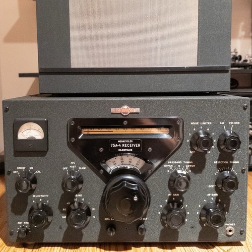 Collins 75A-4 Receiver w/ Tubes, Manual, Speaker| Working Collector ...
