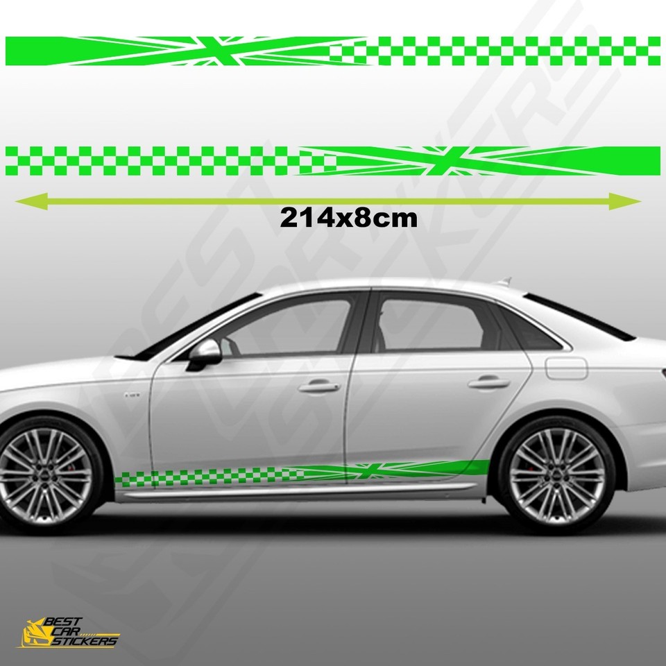 For Audi Racing Stripes Vinyl Decals | Car Stickers | Waterproof ...