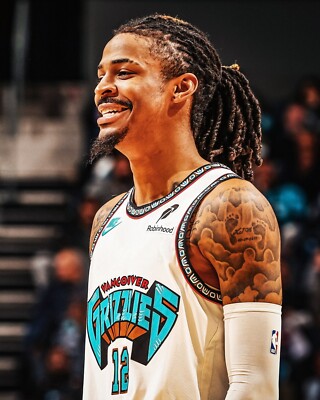 Ja Morant Game Day Portrait Memphis Grizzlies 8x10 NBA Basketball Photo ...