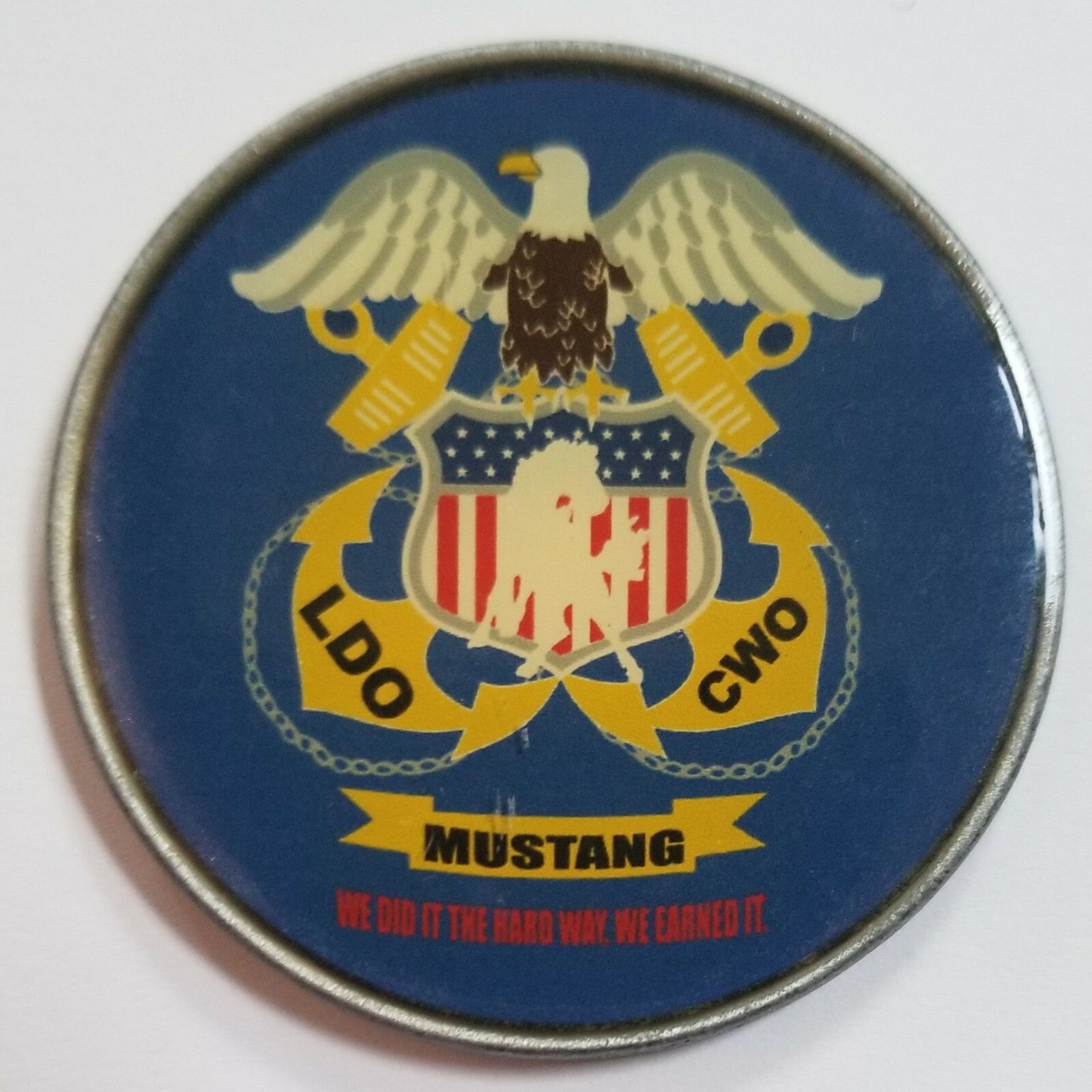 USN US Navy Mustang LDO CWO We Did it the Hard Way We Earned It ...